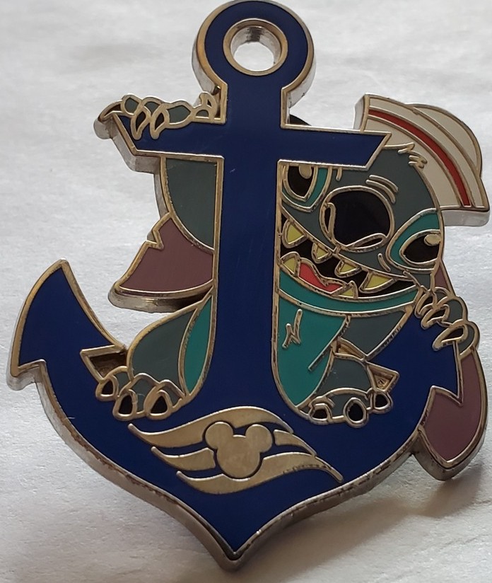 34188 - Sailor Stitch - Character anchor booster set - Disney Cruise ...