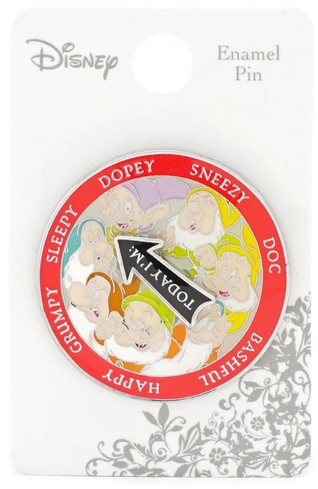 34102 - Snow White & the Seven Dwarves Spinner Pin - Snow White and the ...