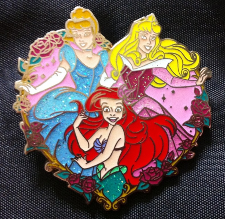 2014 - Cinderella, Aurora, and Ariel in Heart - Disney Princess Clusters