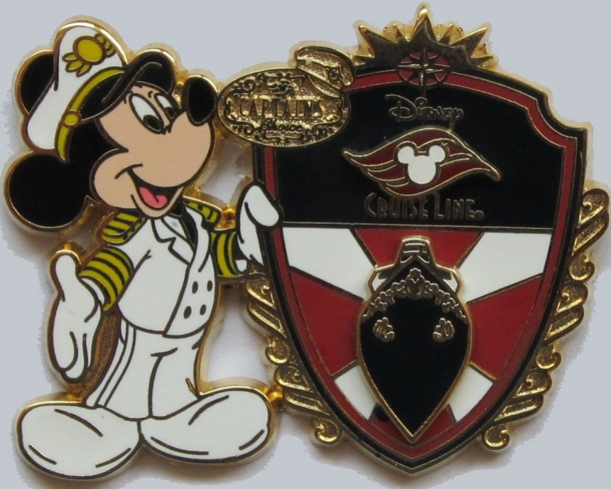 4648 - Captain Mickey with Coat of Arms - Disney Cruise Line - Disney ...