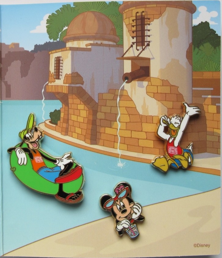 35094 - Full Set - Caribbean Beach Under Construction Pin Set - Walt ...