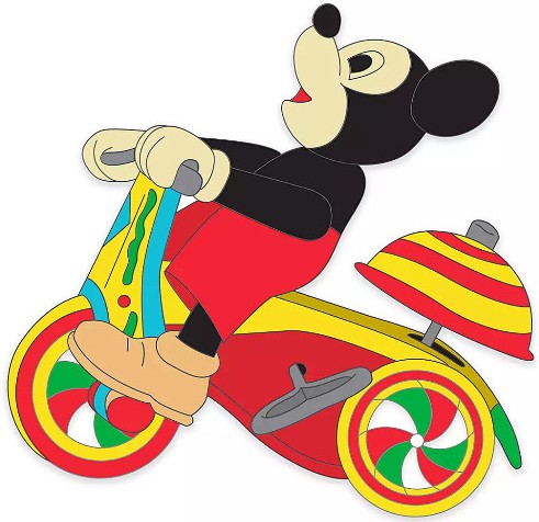 36176 - Mickey Mouse Motor Scooter - Mickey Mouse Retro Toys