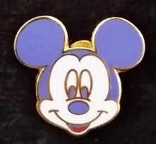 20042 - December - Mickey Head - Pin of Month Mini Pin - Disneyland ...