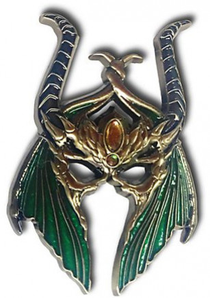 Maleficent Mask - Designer Midnight Masquerade Villains Series | Pin & Pop