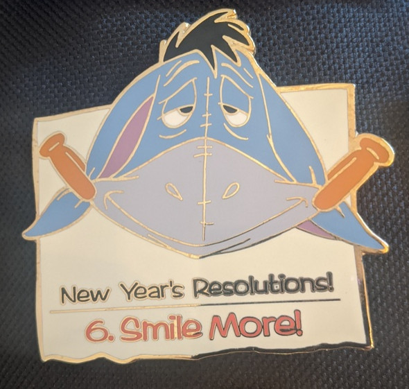 37491 - New Year's Resolutions - Eeyore - Smile More - New Year's Eve ...