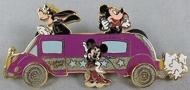 994 - Mickey, Minnie, and Goofy with Limo - Superstar Limo - Disneyland ...