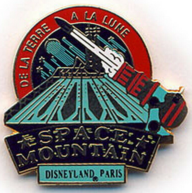 38062 - Space Mountain Pin - Space Mountain - Disneyland Resort Paris ...