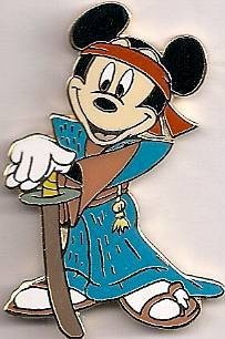 Samurai Mickey Mouse - International Mickey Series | Pin & Pop