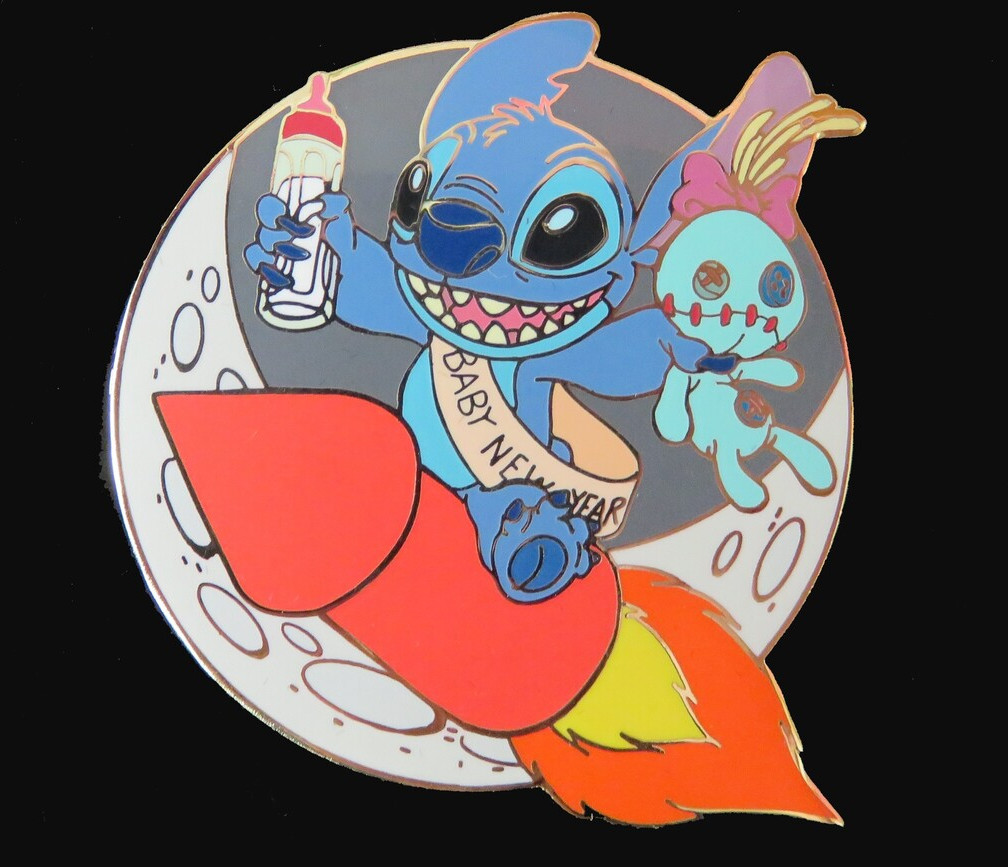 Baby Stitch Stitch Plush Doll Cat Daruma Disney Store Japan New Year