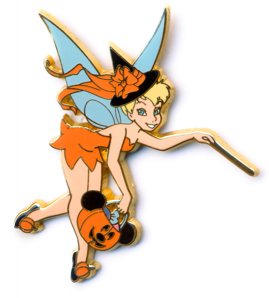 33127 - Tinker Bell Wearing an Orange Witch Costume - Halloween 2008 ...