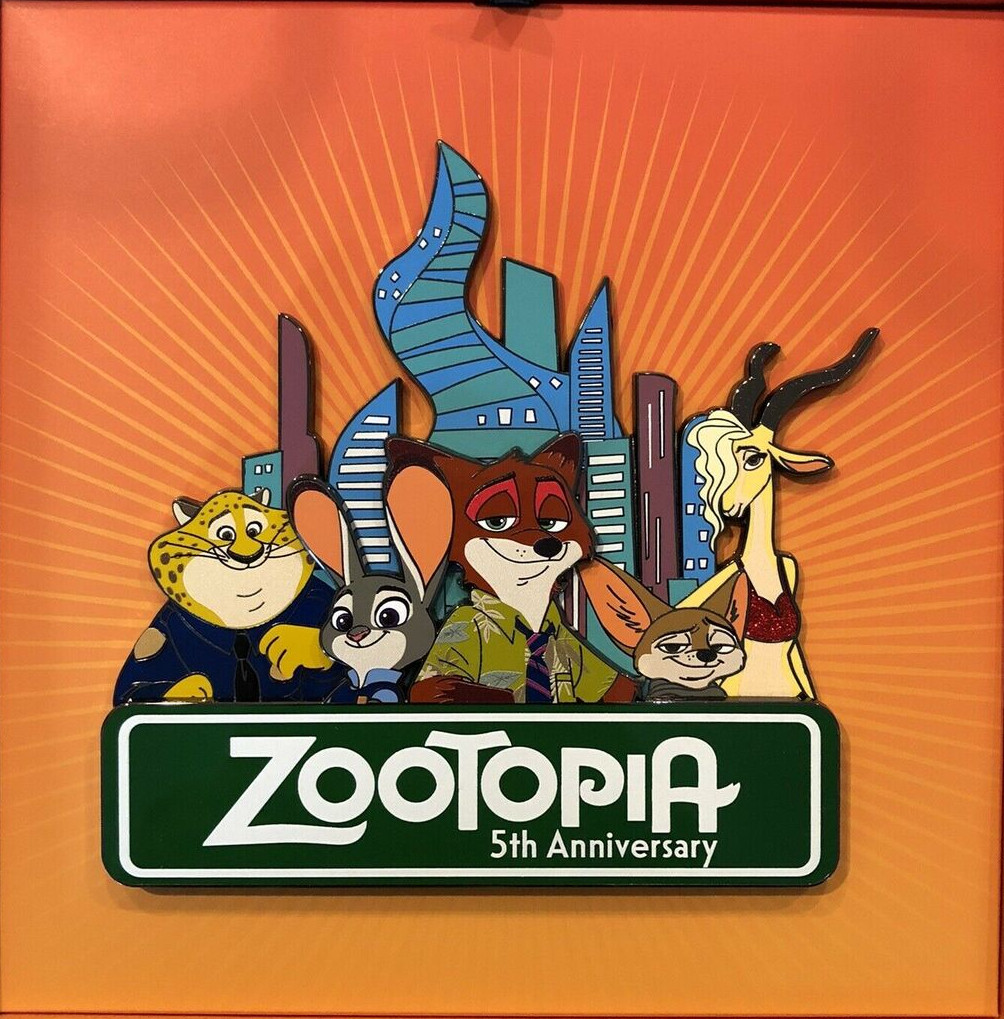 42339 - WDI - Zootopia 5th Anniversary - Cast Jumbo - Zootopia 5th ...