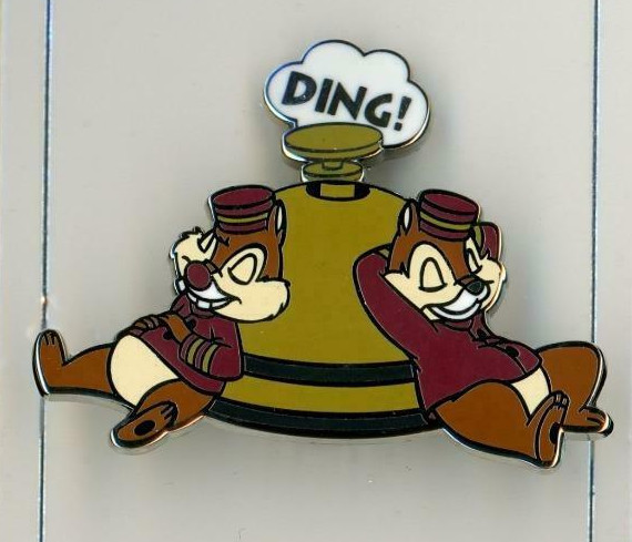 37145 - Ding - Chip n Dale Sleeping against bell - Twilight Zone Tower ...