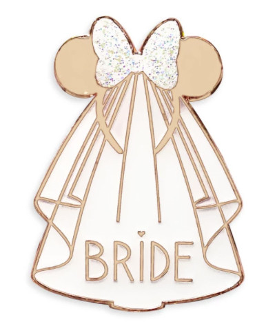 42772 - Bride Minnie Ears - Mickey Mouse Icons Bride Squad Set