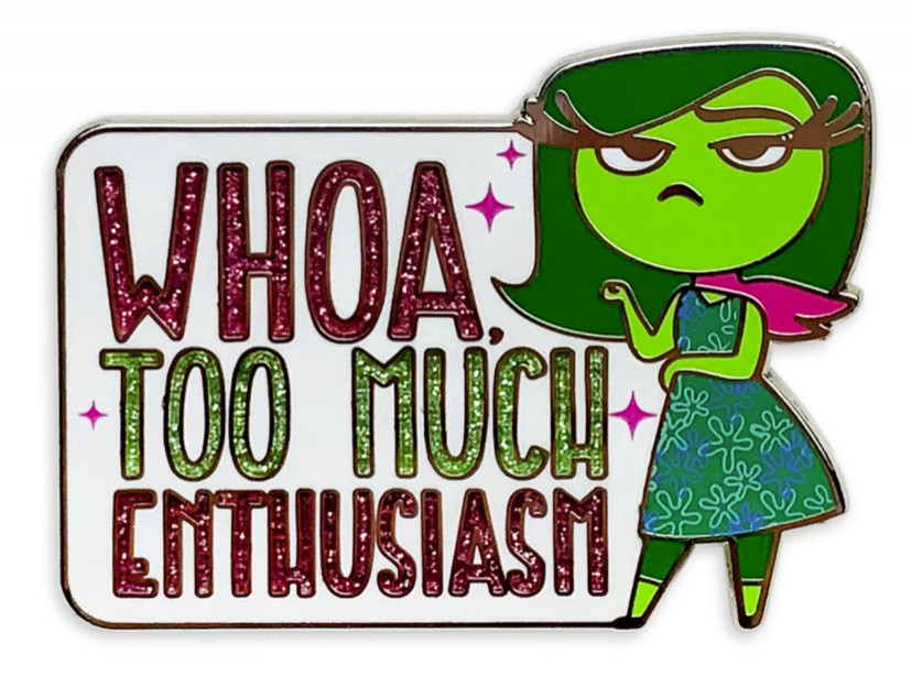 43865 - Disgust Whoa Too Much Enthusiasm - Inside Out Emotional Messages