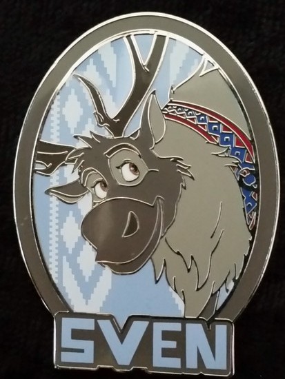 1437 - Sven ONLY - Frozen Oval Names Booster Set - Disneyland Resort ...