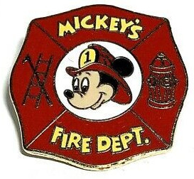 44682 - Mickey's Fire Department - Walt Disney World Disney Pin