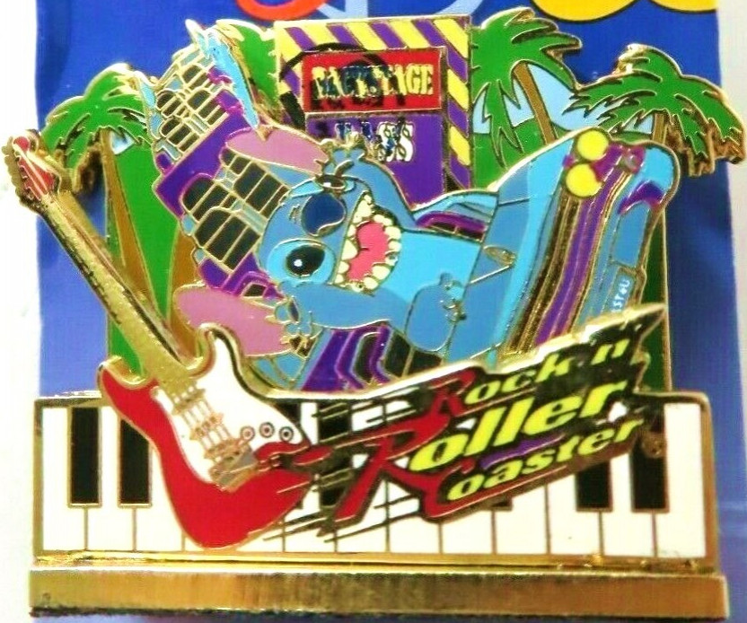 70983 - Rock 'N Roller Coaster® - Pin of the Month - 3D Attraction ...