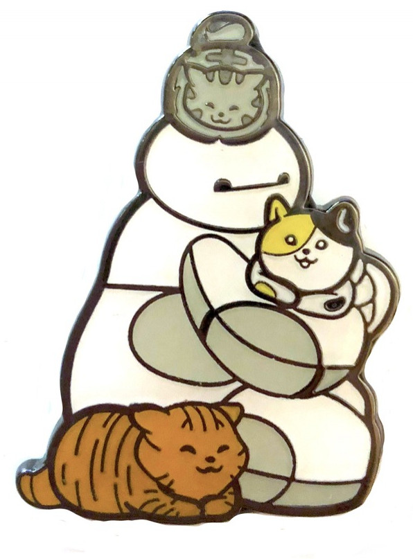 45011 - Baymax with Cats - Boxlunch - Disney - Loungefly Disney Pin