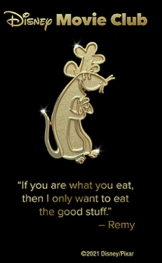 44873 - Anniversary Pin #22 - Remy - Disney Movie Club - Disney Movie ...