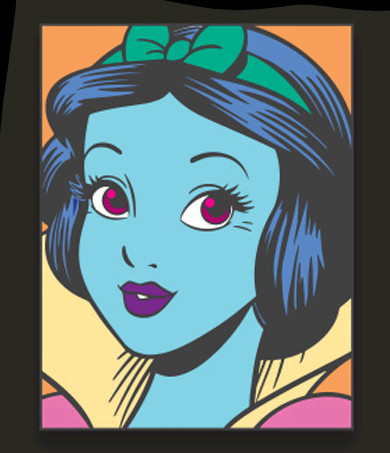 45717 - Snow White Square 2 - Pop Art Snow White - Walt Disney ...