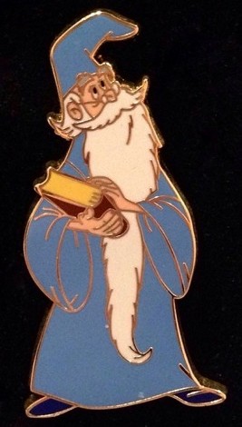 2707 - Merlin holding book - The Sword in the Stone - Disneyland Resort ...