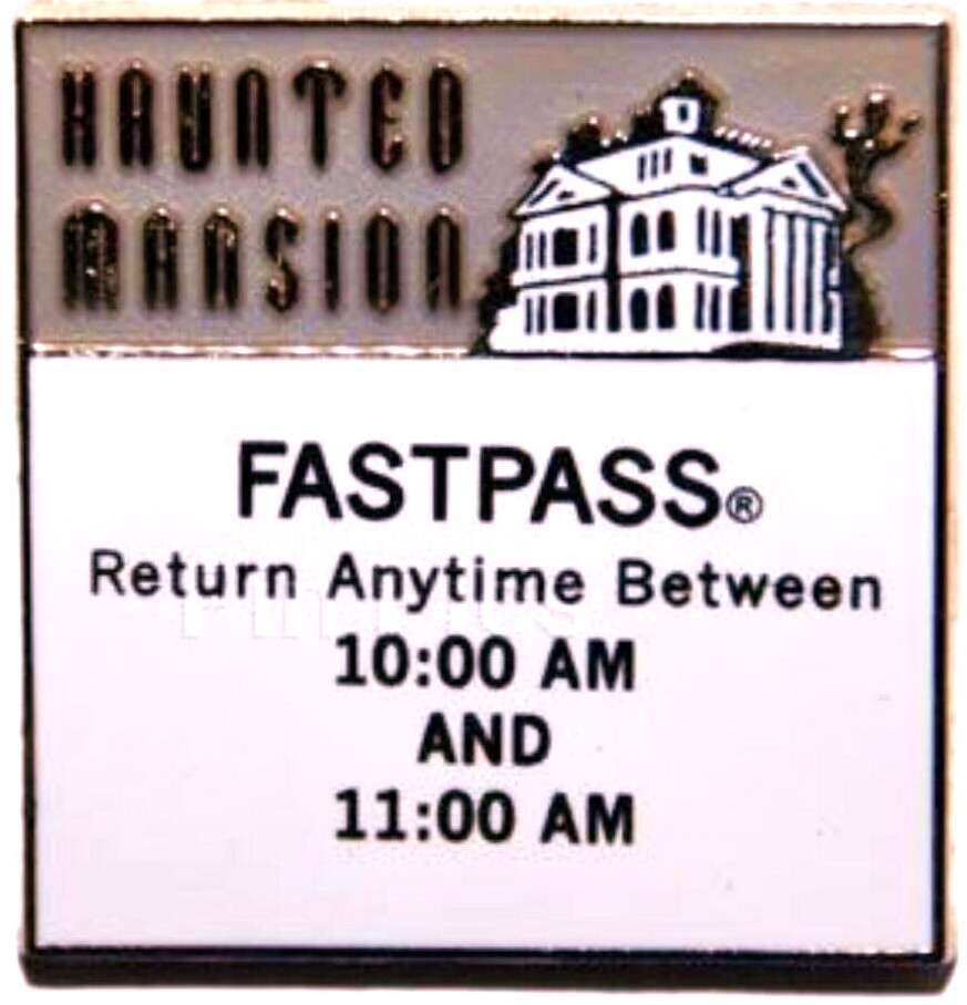 47746 - Haunted Mansion - Disneyland Fastpass - Walt Disney ...