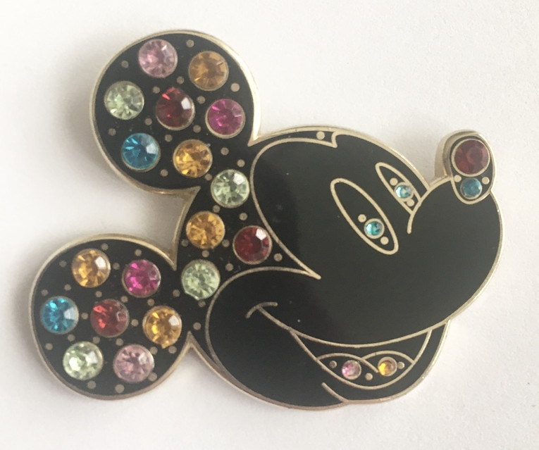 50646 - Mickey Mouse - Multi-Colored Jeweled Head Collection