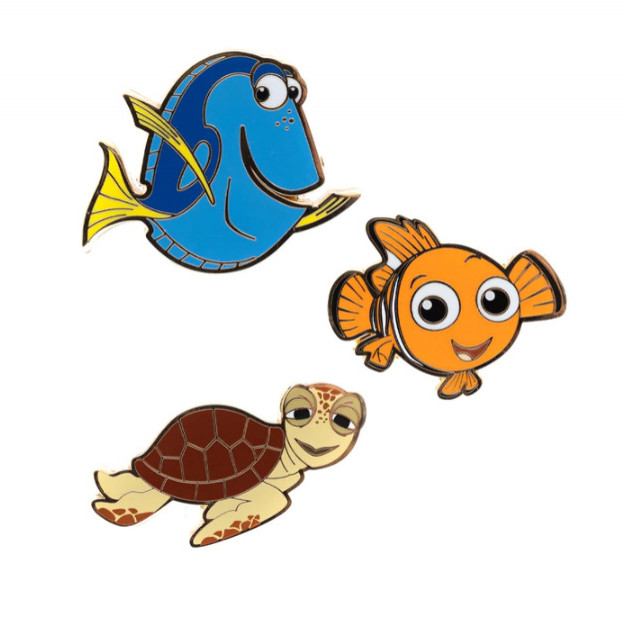 Finding Nemo Set - PALM Pixar 3 Piece Disney Pin Sets | Pin & Pop