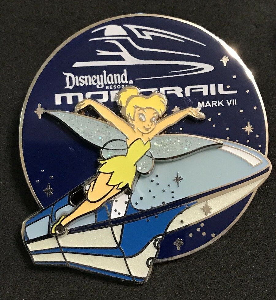 50766 - Tinker Bell (Slider) - Monorails - Disneyland Resort Disney Pin