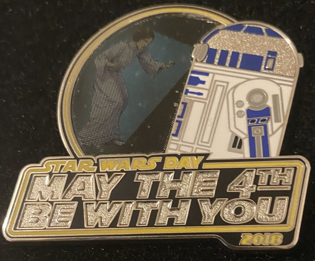 50938 - 2018 - Lenticular R2-D2 & Princess Leia - May the 4th Be With You