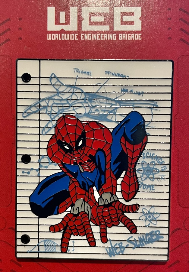 52308 - WEB Spider-Man Web-Slinger Sketch on Notebook Paper - W.E.B ...