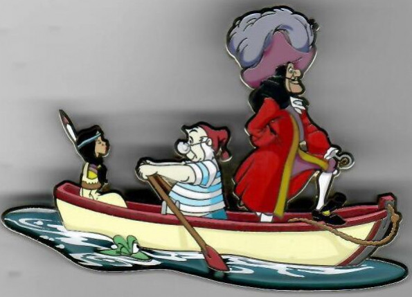 Captain Hook, Mr. Smee and Tiger Lily - Artland - Peter Pan | Pin & Pop