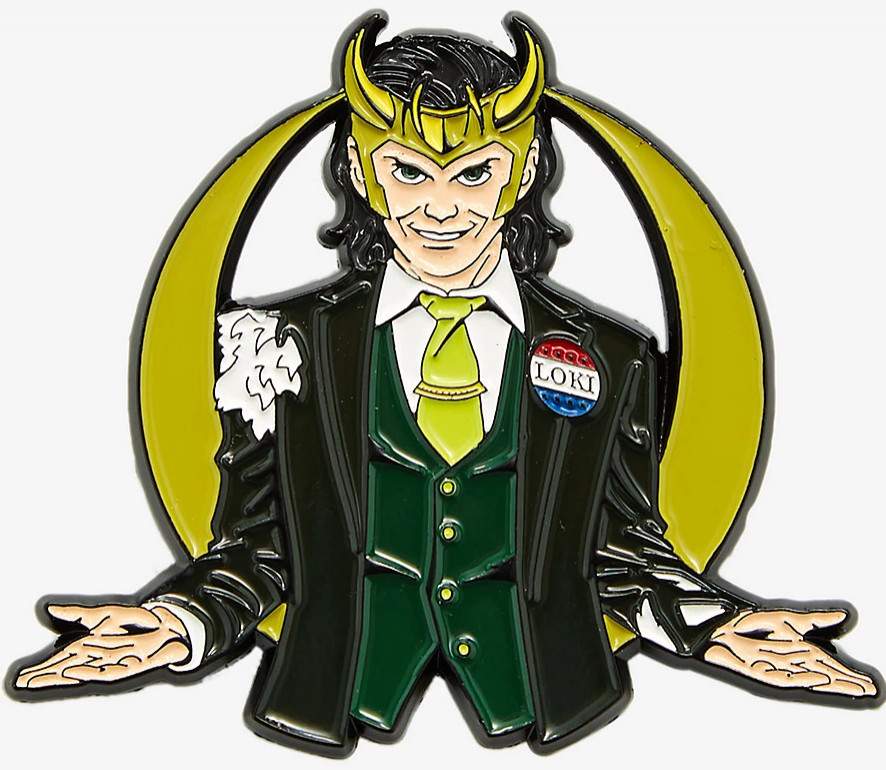 53048 - Marvel Loki Vote Loki Enamel Pin - BoxLunch Exclusive - Marvel ...