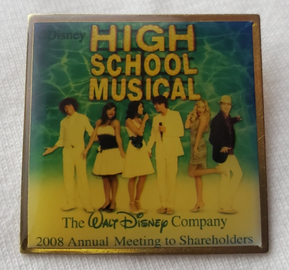 53168 - 2008 Shareholder Pin - High School Musical - Misc - Disney ...