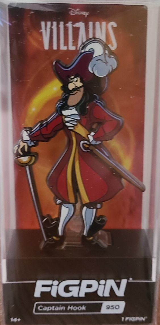 54181 - Captain Hook (950) - FigPin - Disney Villains - FiGPiN Disney Pin