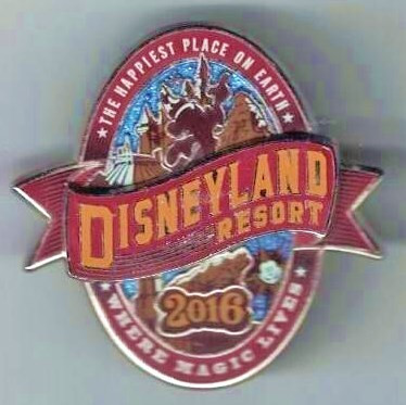 71969 - Disneyland Where Magic Lives - 2016 Dated Year Pins ...