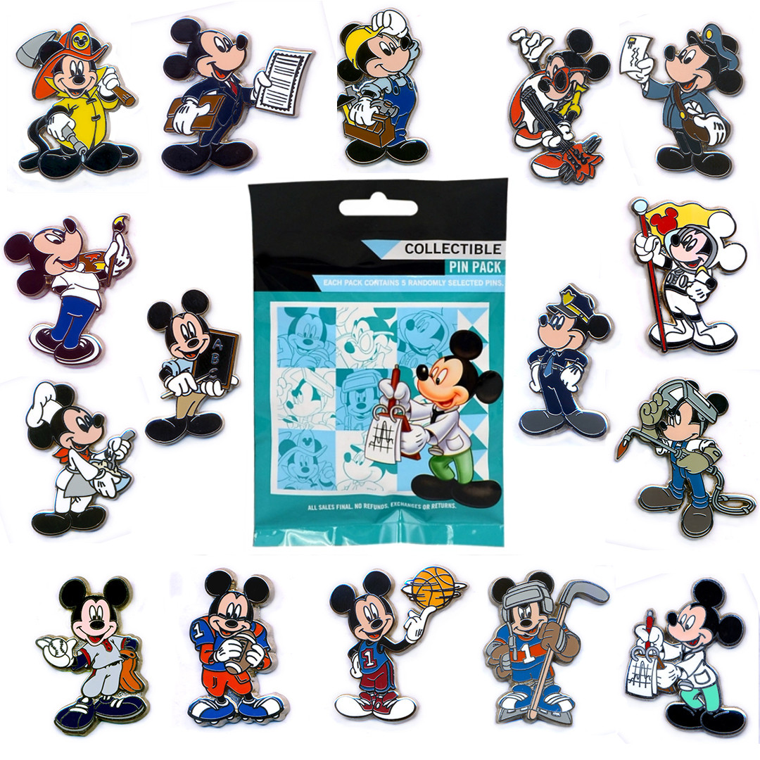 69188 - Mickey Mouse Professions Mystery Collection Complete Set ...