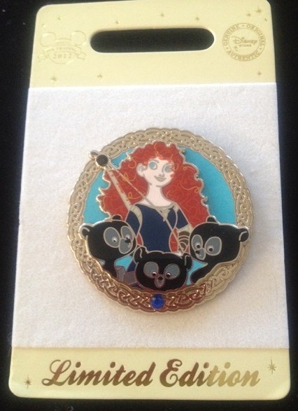 2414 - Merida with Cubs - Brave - Disney Store UK Disney Pin
