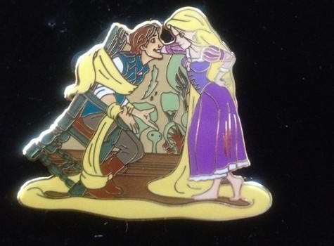 Rapunzel and Flynn in Chair - Tangled | Pin & Pop