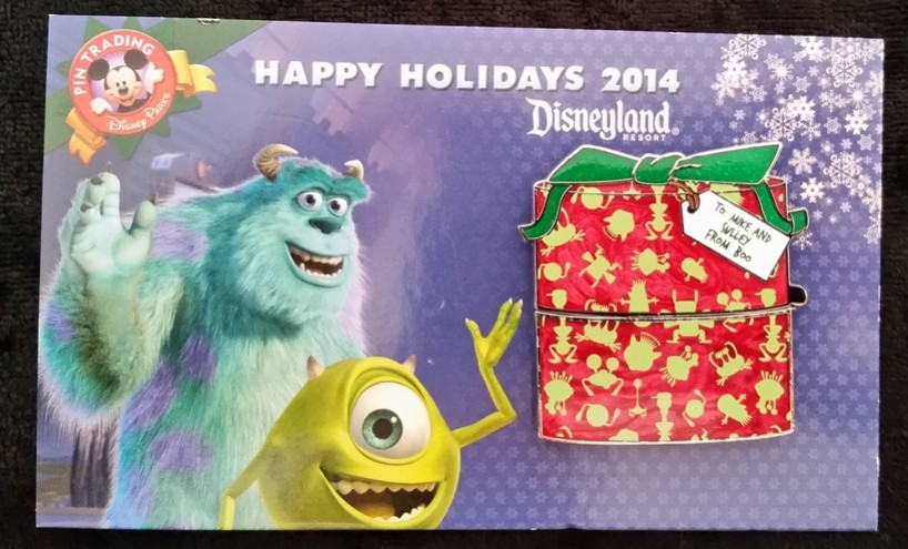 3210 - Boo - Happy Holidays Hinged Gift Box - Disneyland Resort Disney Pin