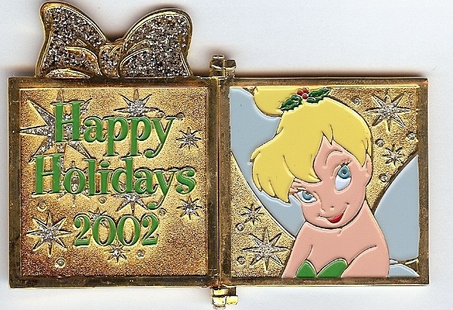 3408 - Tinker Bell Present - Christmas 2002 - Disneyland Resort Disney Pin