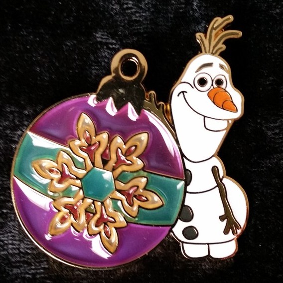 19540 - Olaf Purple Christmas Ornament - Christmas Stained Glass ...