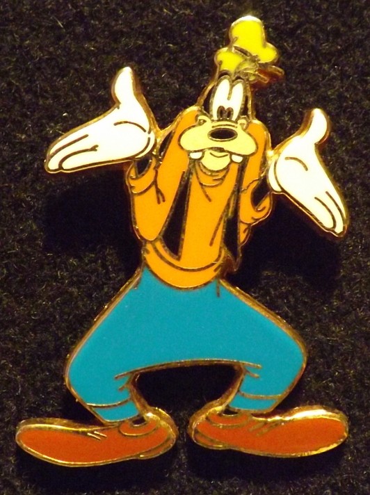 3479 - Goofy Shrugging - Mickey and Friends 5 Pin Set - Disneyland ...