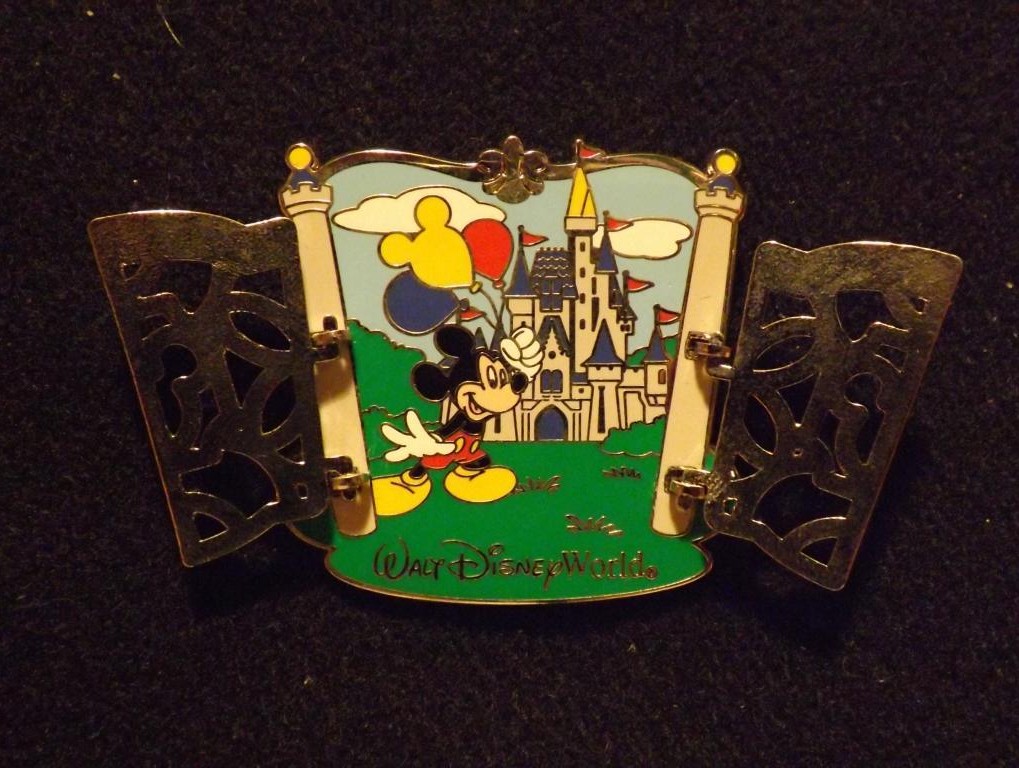 3704 - Mickey Mouse - Castle Gates - Walt Disney World Disney Pin