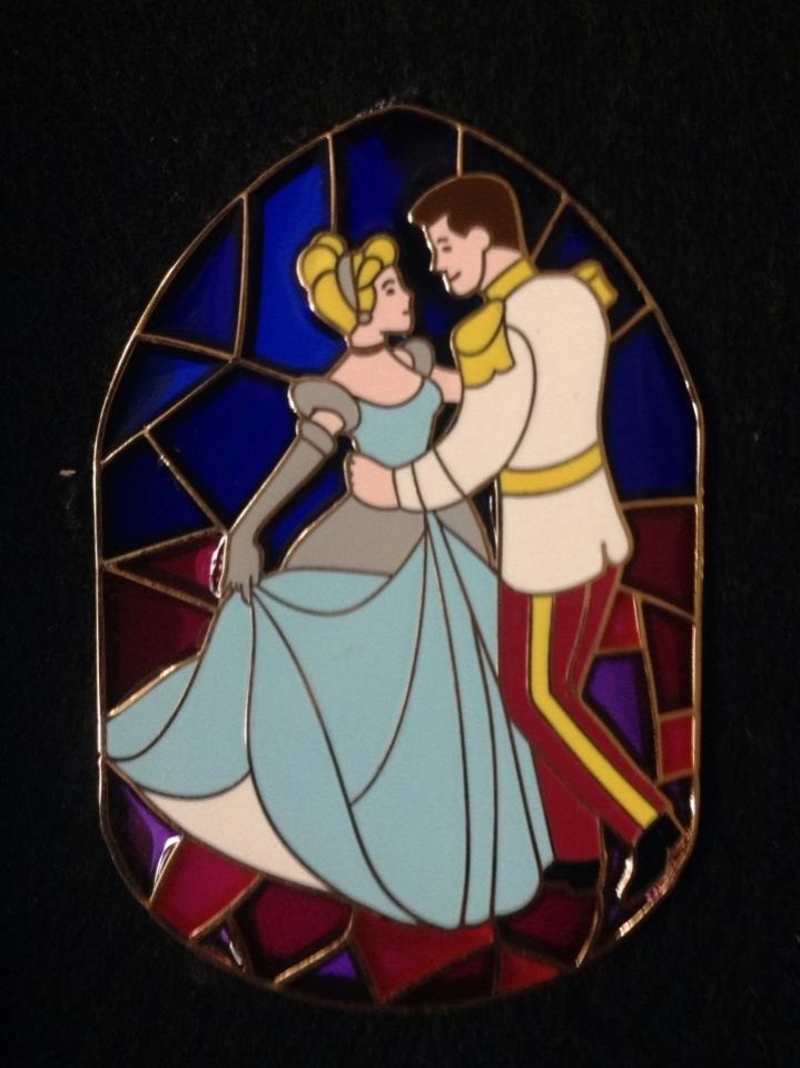 6347 - Cinderella and Prince Charming - Stained Glass Prince & Princess ...