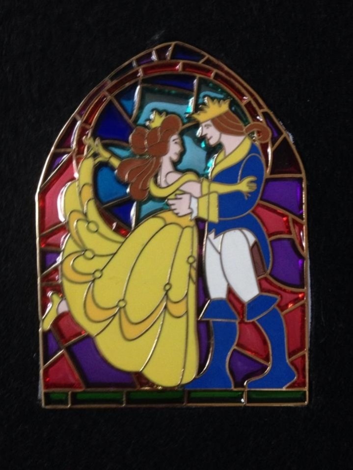 Belle and Prince - Stained Glass Prince & Princess | Pin & Pop