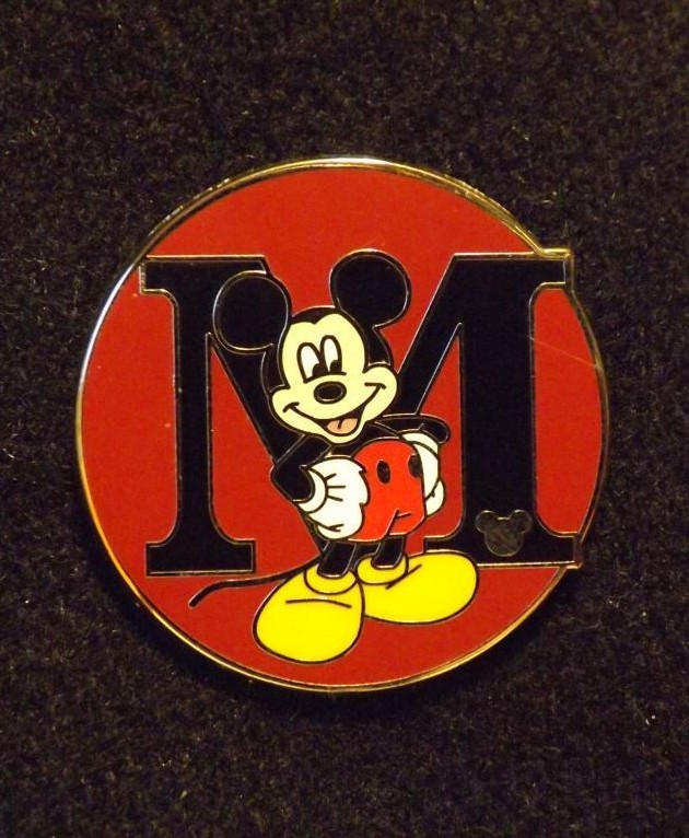 20481 - M for Mickey Mouse - 2009 Hidden Mickey - Alphabet - Walt ...